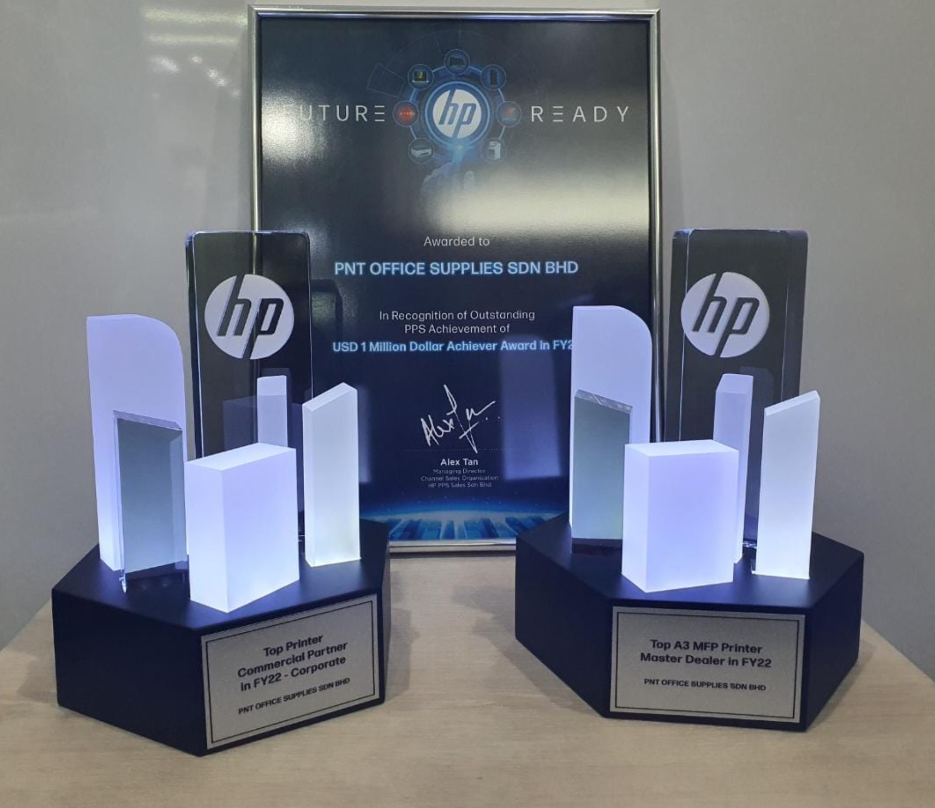 HP Certificate & Award